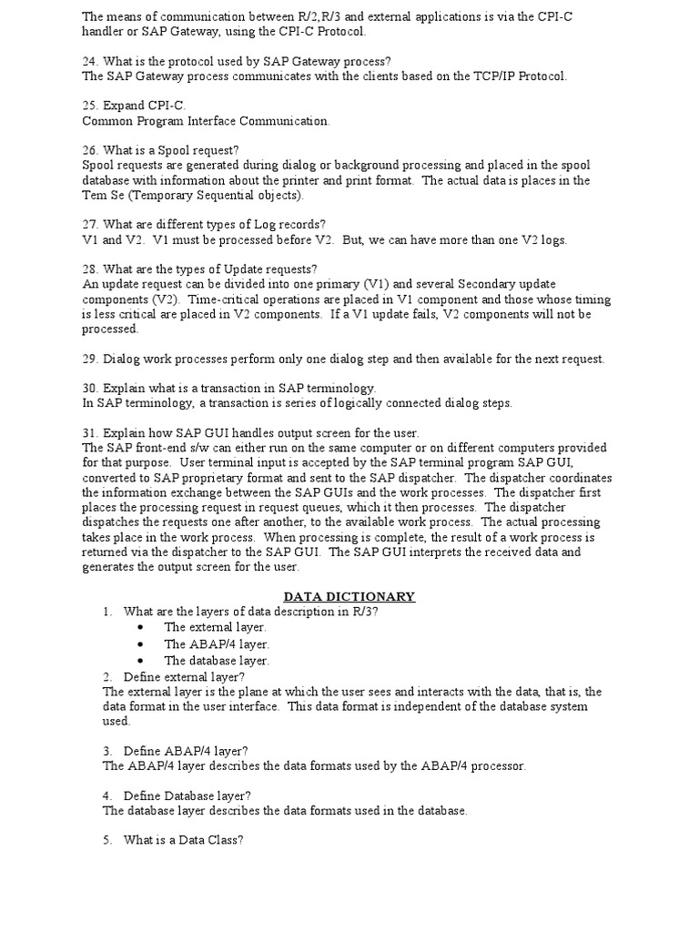 Data Dictionary-Solved-Questions-Answers | PDF | Data Management ...