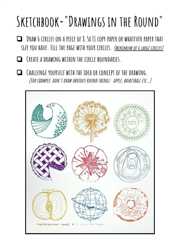 Sketchbook - Drawings in The Round | PDF