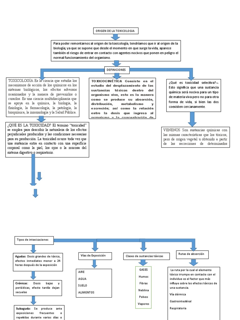 MAPA CONCEPTUAL TOXI Act1 | PDF | Toxicología | Toxicidad