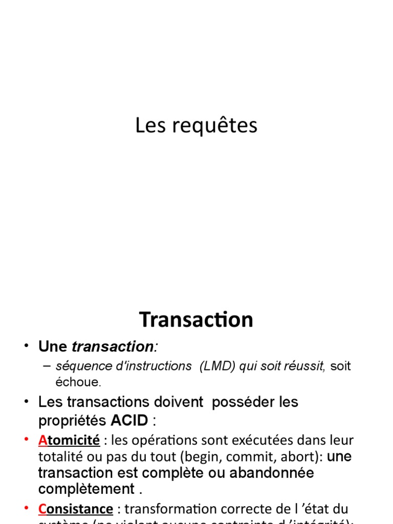 Chap3 Requêtes 2013 2 | PDF | Bases de données | Données informatiques