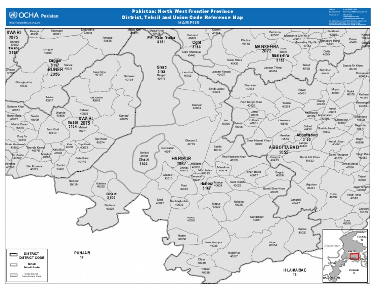 Haripur Map | PDF