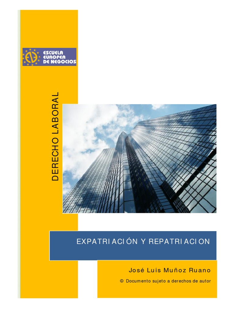 Tema 6. EXPATRIACION Y REPATRIACION EEN 2014 | PDF | Derecho laboral ...
