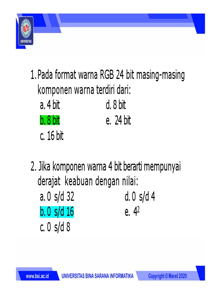 Derajat Keabuan dalam Citra RGB | PDF