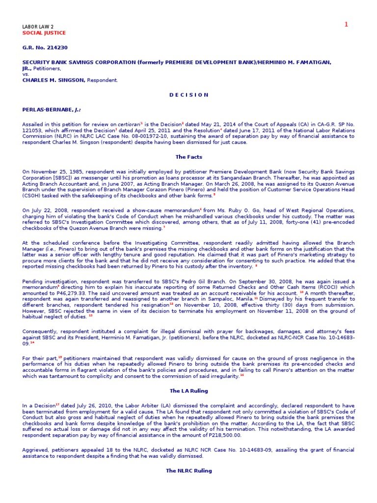 Labor Cases | PDF | Employment | Fiduciary