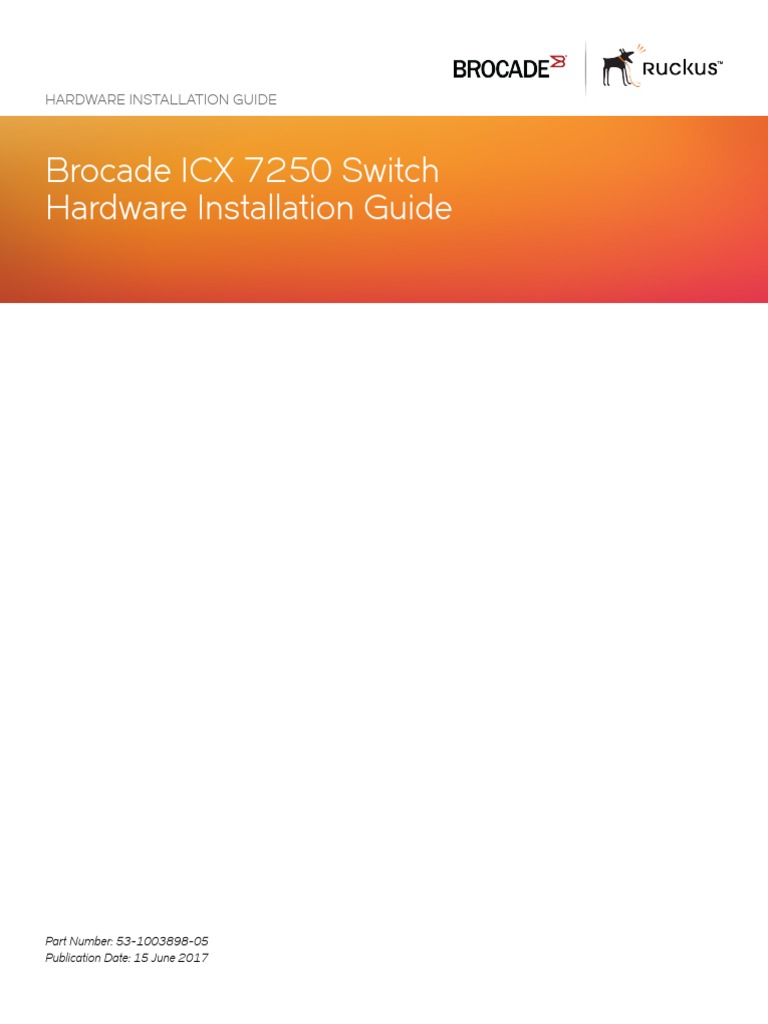 Switch Brocade 7250 | PDF | Command Line Interface | Network Switch