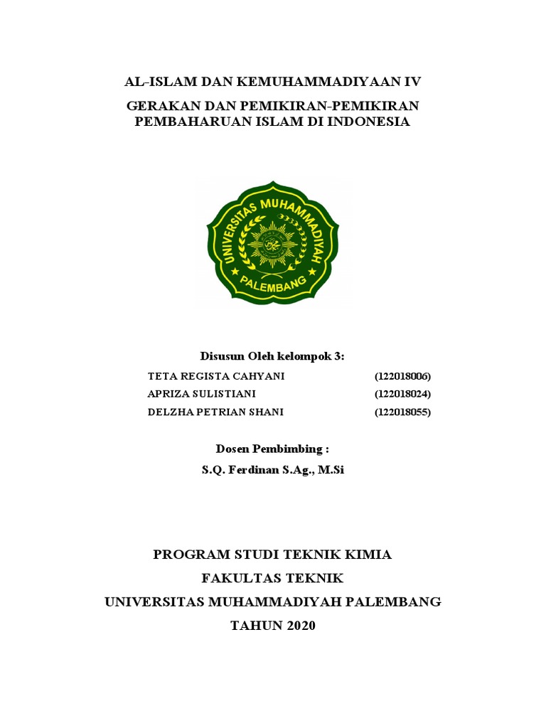 AIK IV (Gerakan Pembaharuan Islam Di Indonesia) | PDF