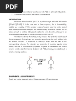 Experiment 8 Preparation of Cyclohexene From Cyclohexanol | PDF | Mole (Unit) | Distillation