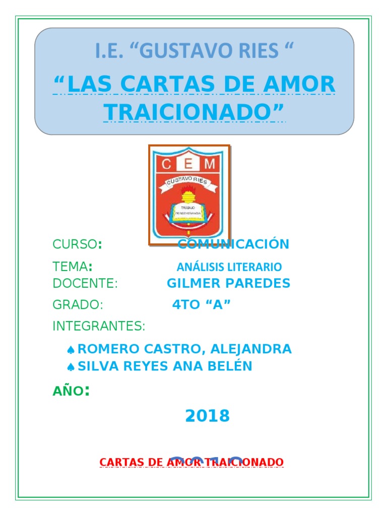 Cartas de Amor Traicionado Anghie | PDF