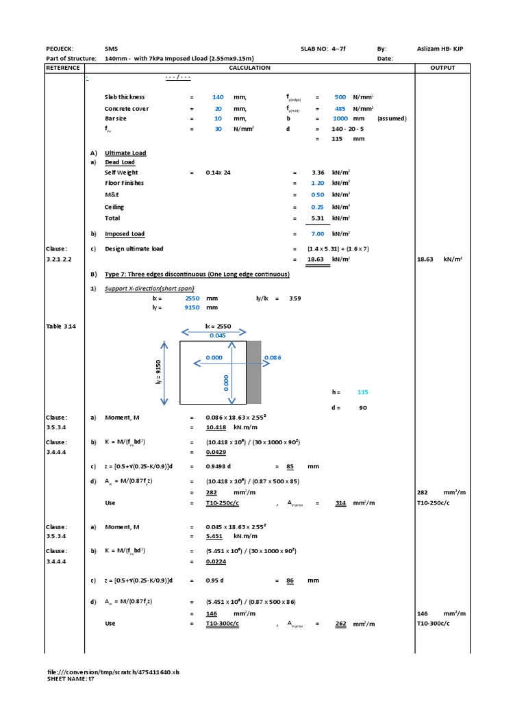 Top Bar Slab Checking | PDF | Economic Sectors | Architectural Design