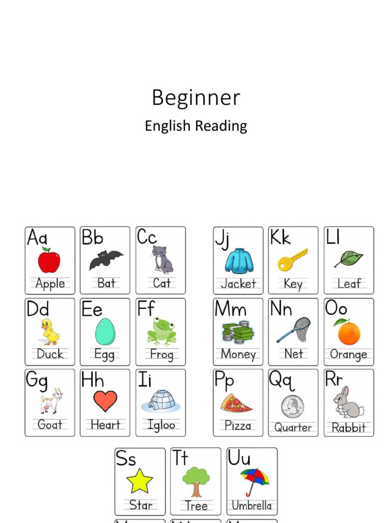 Beginner English Reading | PDF