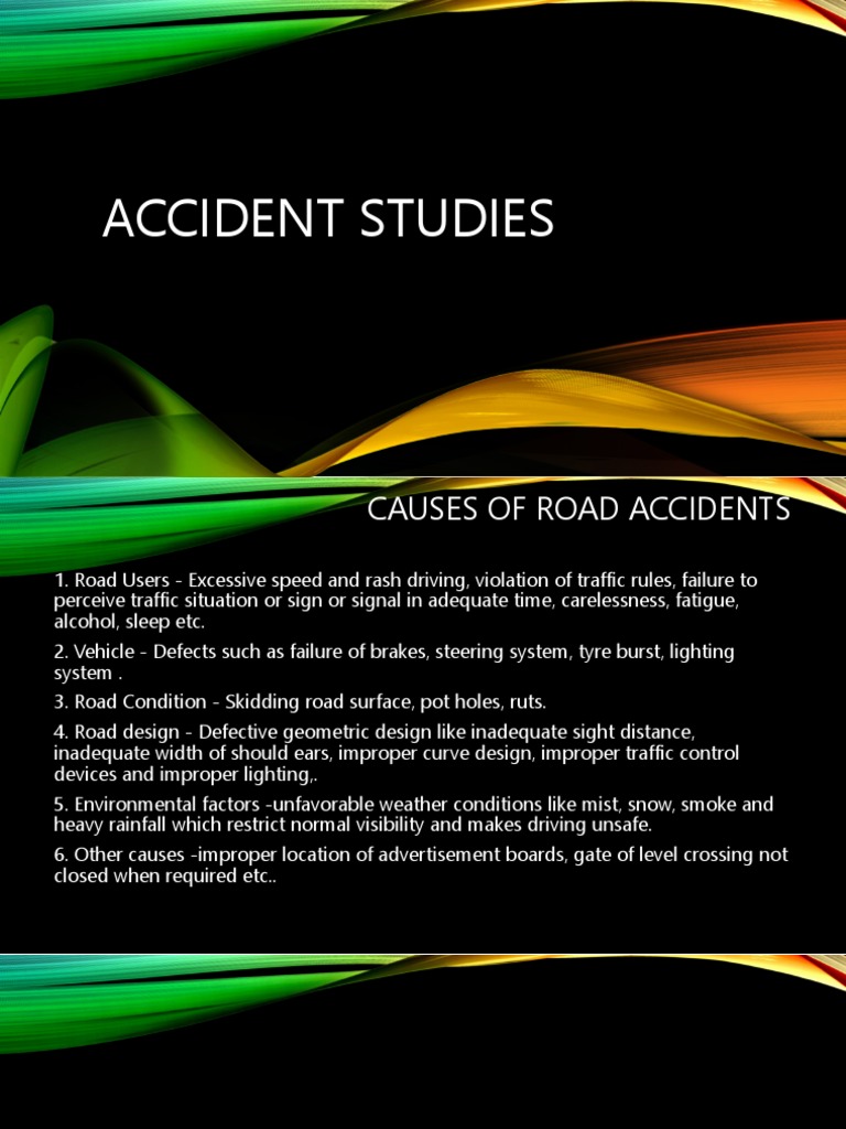 Accident Studies | Download Free PDF | Traffic Collision | Road