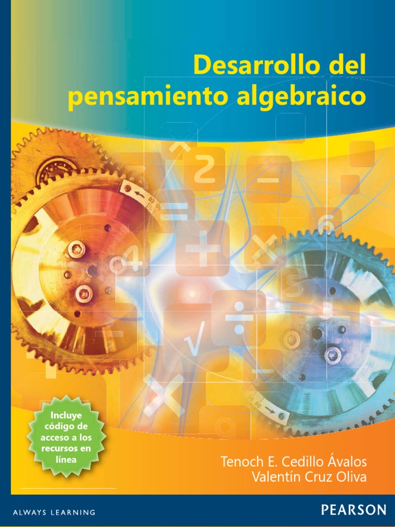 Desarrollo Del Pensamiento Algebraico Tenoch E Cedillo ávalos E
