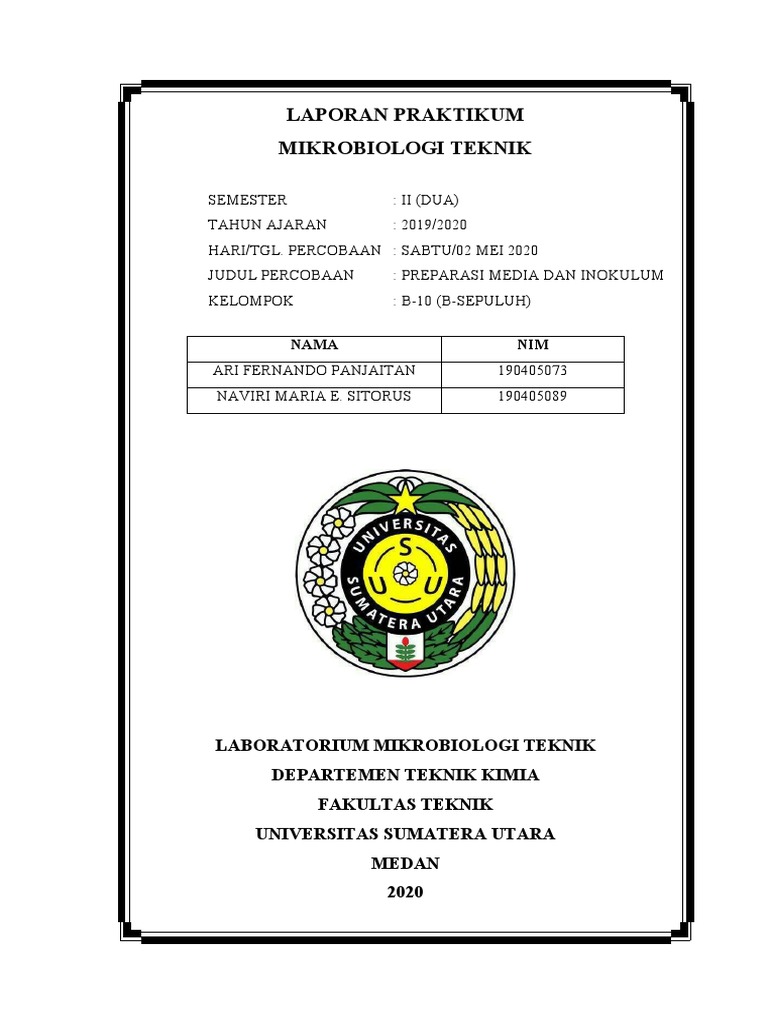 Preparasi Media & Inokulum MSA | PDF