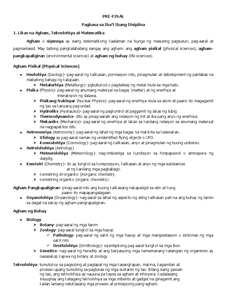 Prefi Handouts | PDF