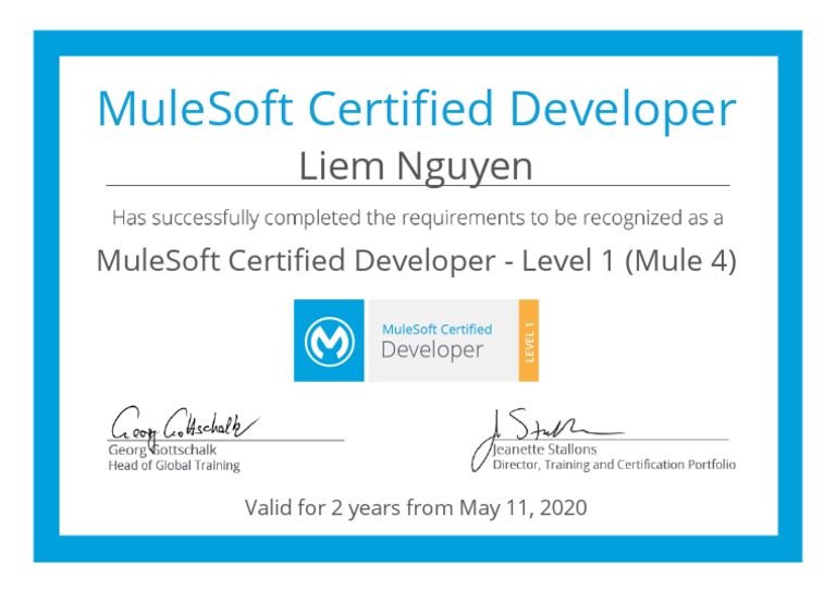 MuleSoft Certified Developer | PDF