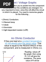 I-V Graph of A Filament Lamp. | PDF | Science & Mathematics