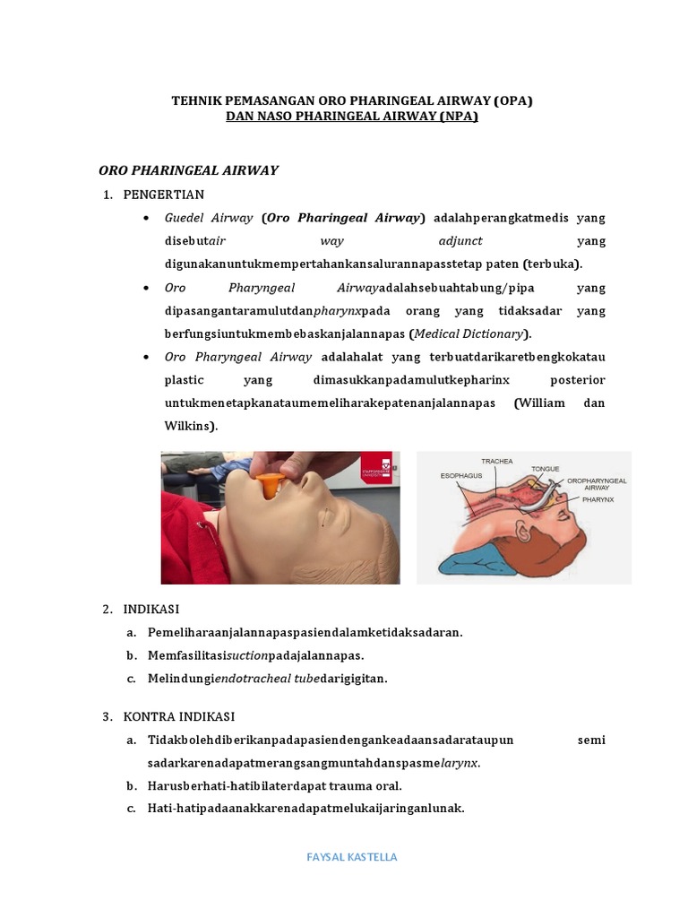 PANDUAN Pemasangan OPA Dan NPA | PDF