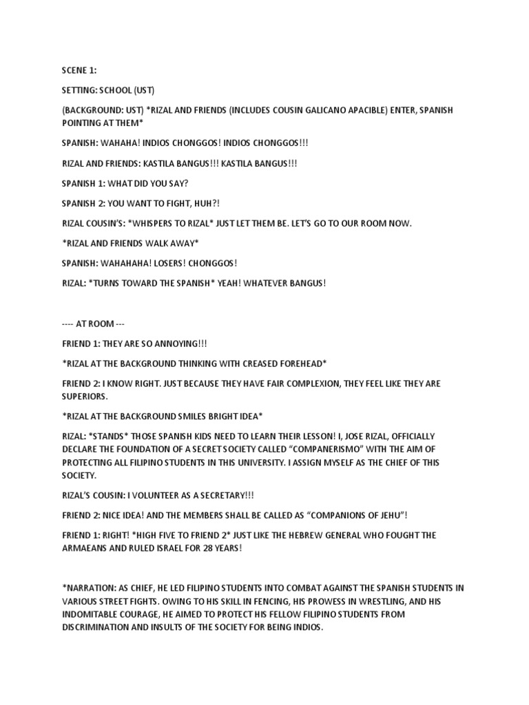 Comic Script | PDF | Philippines