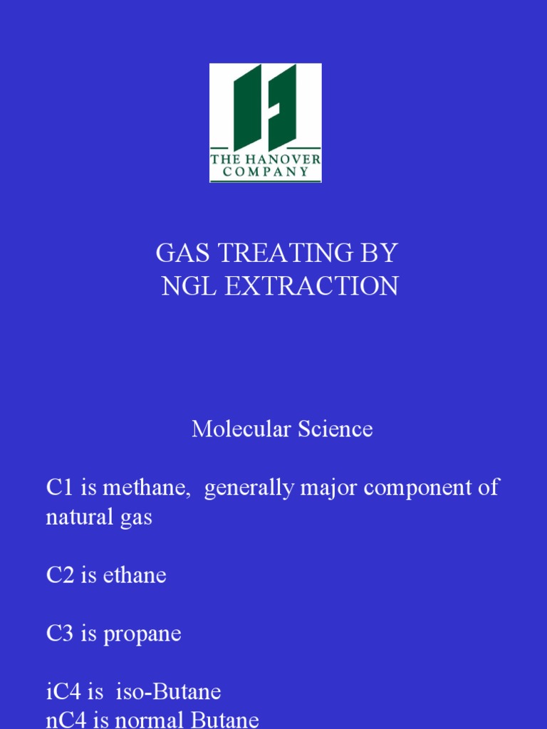 Gas Treating by NGL Extraction | PDF | Natural Gas Processing ...