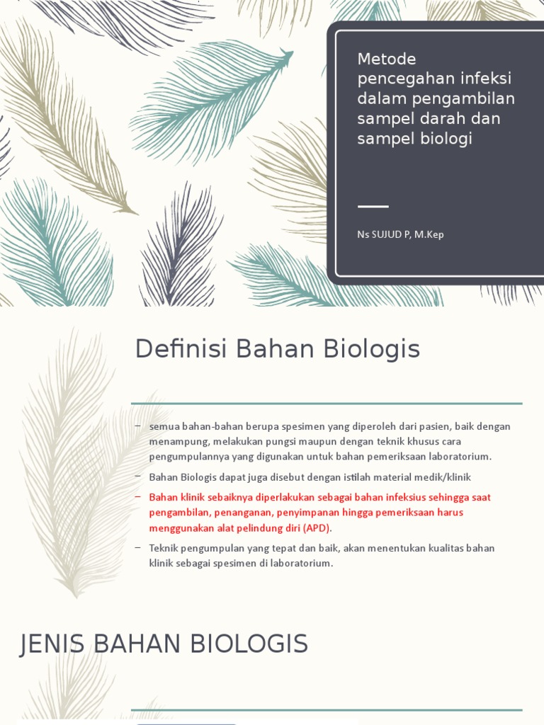 Metode Pencegahan Infeksi Dalam Pengambilan Sampel Darah Dan | PDF