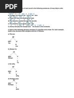 Syntax Practice With Answers | PDF | Phrase | Semiotics