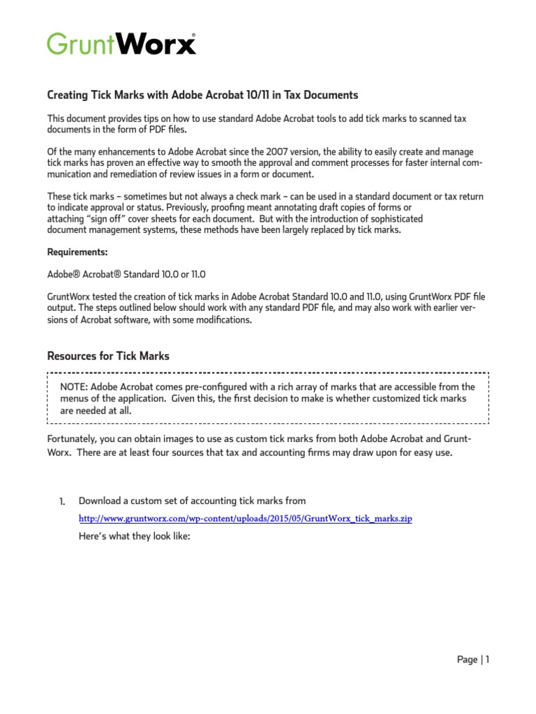 GWX140 - Create Tick Marks1 | PDF | Application Software | Digital ...