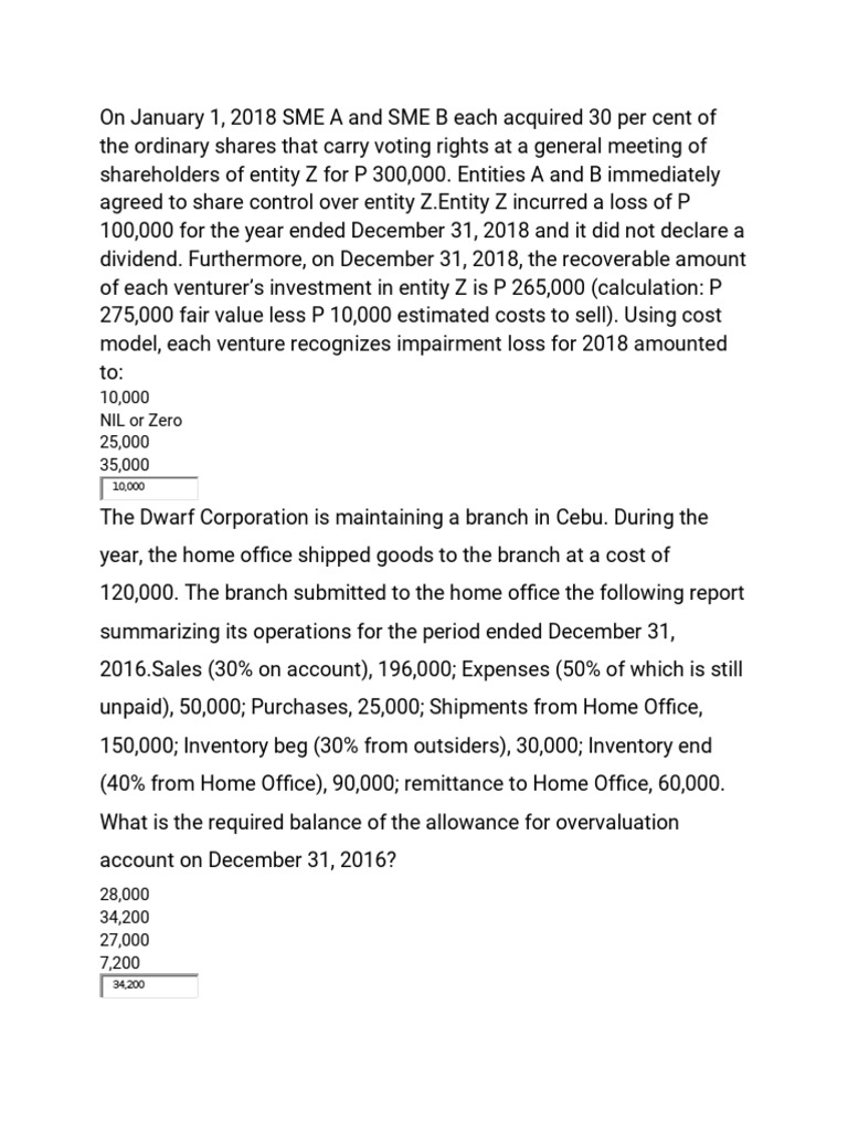Advanced Accounting | PDF | Franchising | Revenue