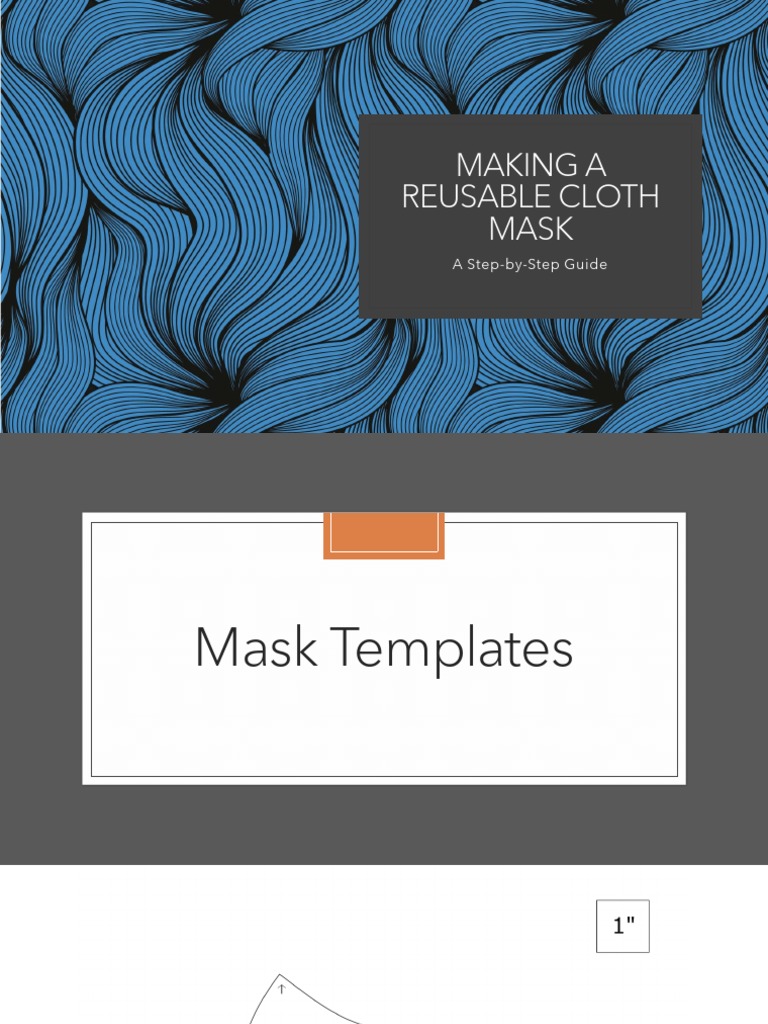 Mask Making Instructions Guide (Edited) Final | PDF | Seam (Sewing ...