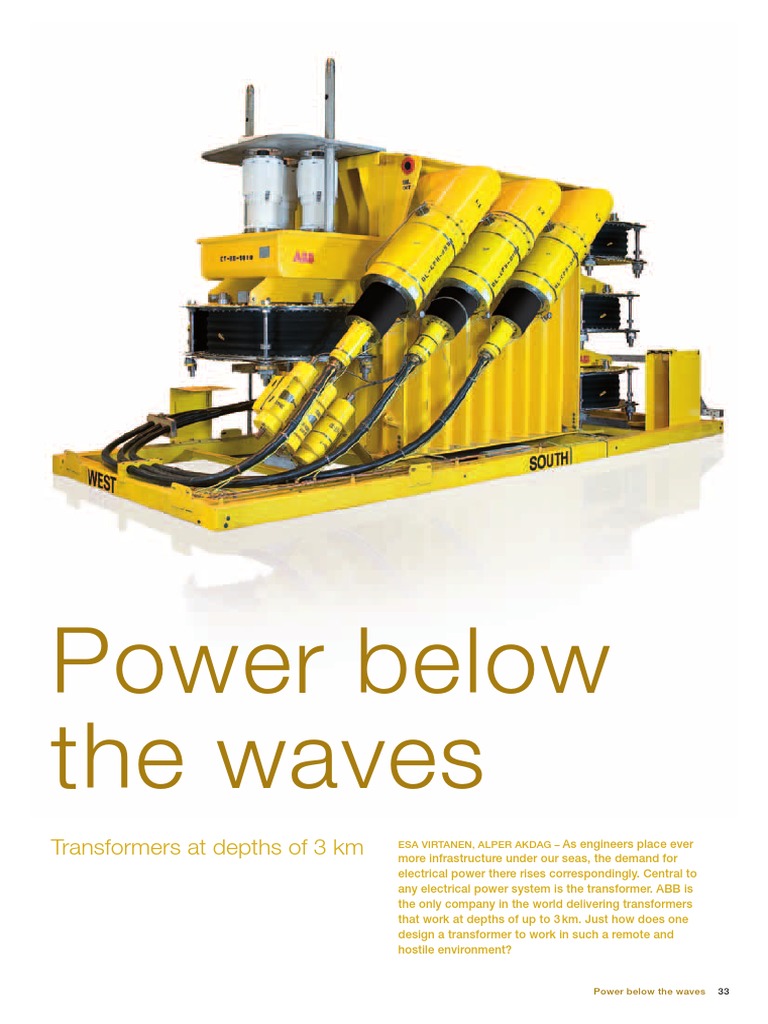 Power Below The Waves: Transformers at Depths of 3 KM | Download Free ...