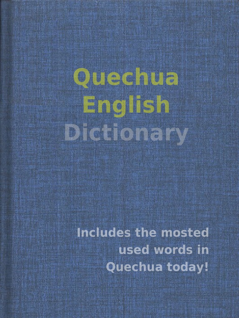 Quechua To English | PDF | Foods | Food And Drink