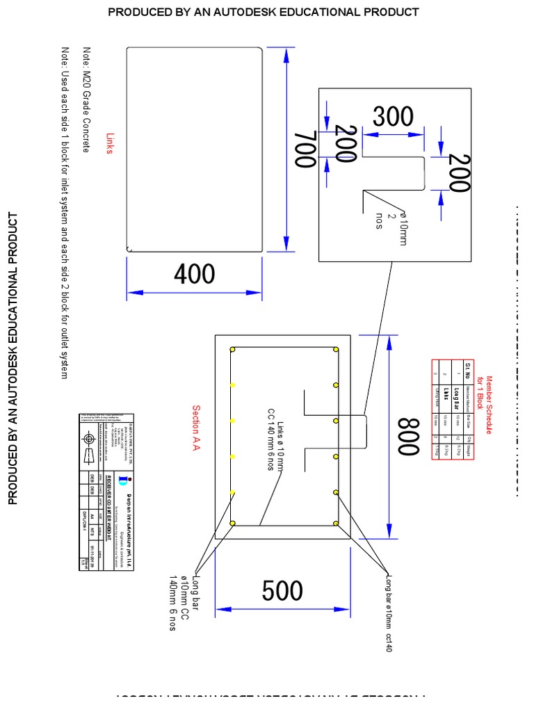 Counter Weight Drawing | PDF | Building Materials | Civil Engineering