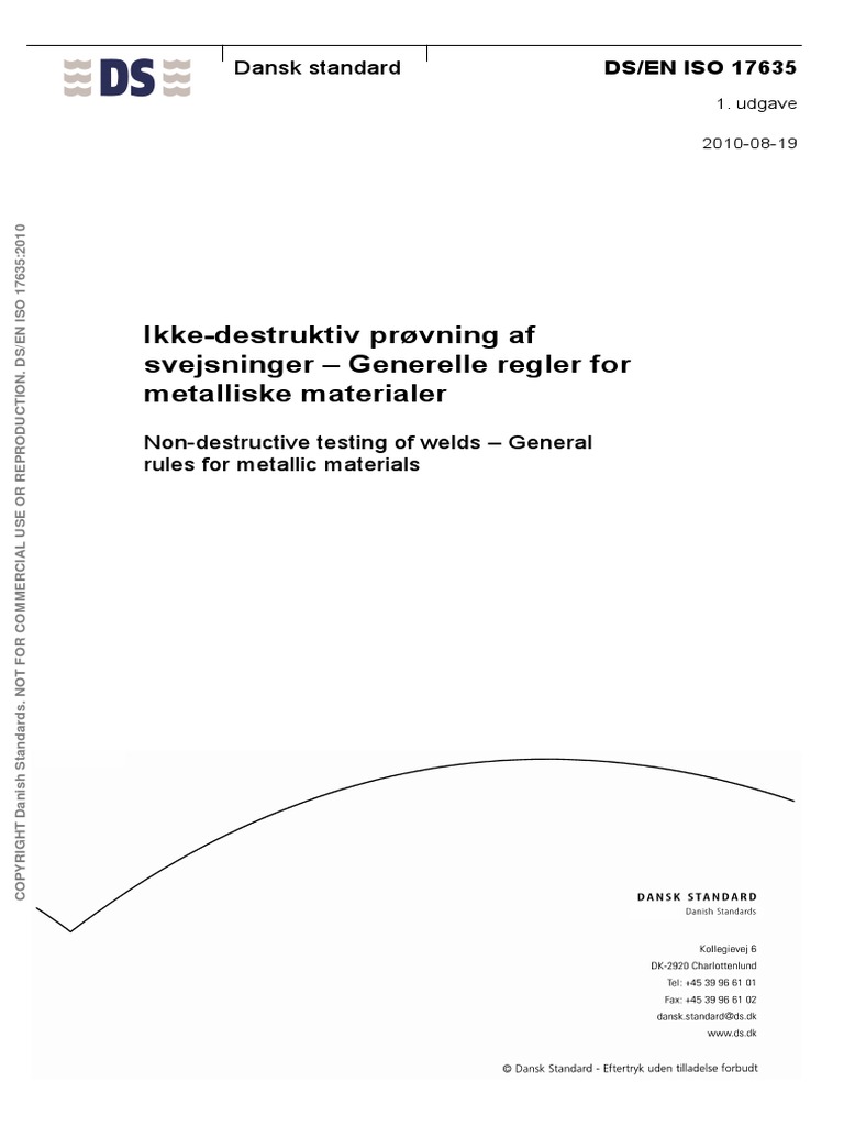 Iso 17635 2010 | PDF