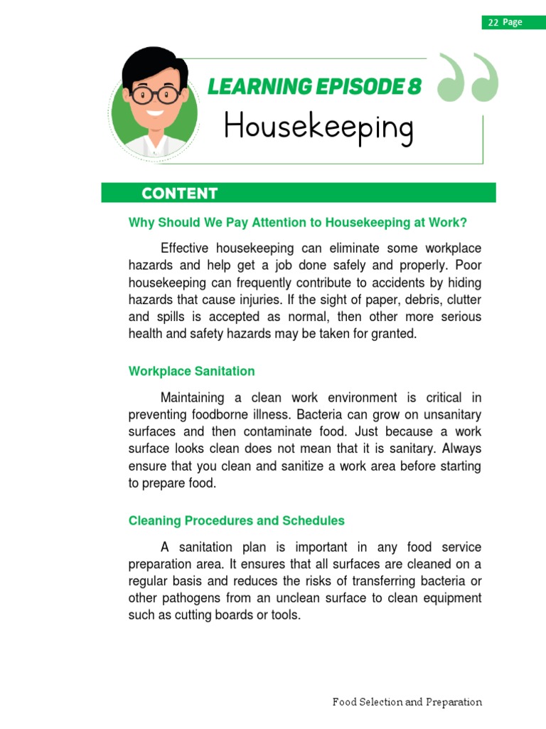 Housekeeping: Why Should We Pay Attention To Housekeeping at Work ...