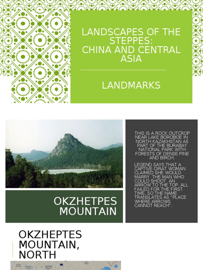 Landscapes of The Steppes: China and Central Asia Landmarks | PDF