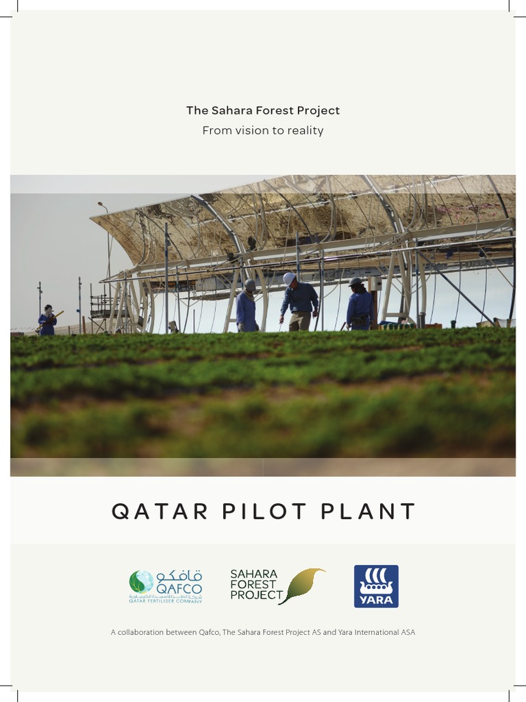 Qatar's Sahara Forest Project Overview | PDF | Fertilizer | Greenhouse