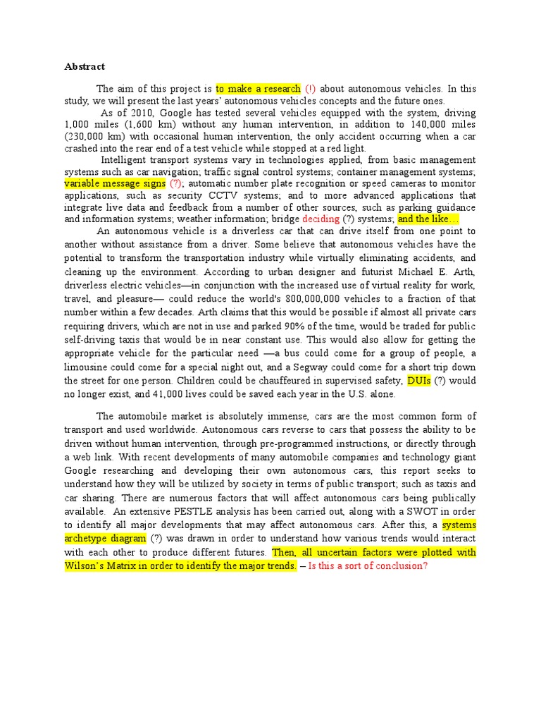 Abstract Individual Tanase Mihai Valentin | PDF | Transport | Land ...