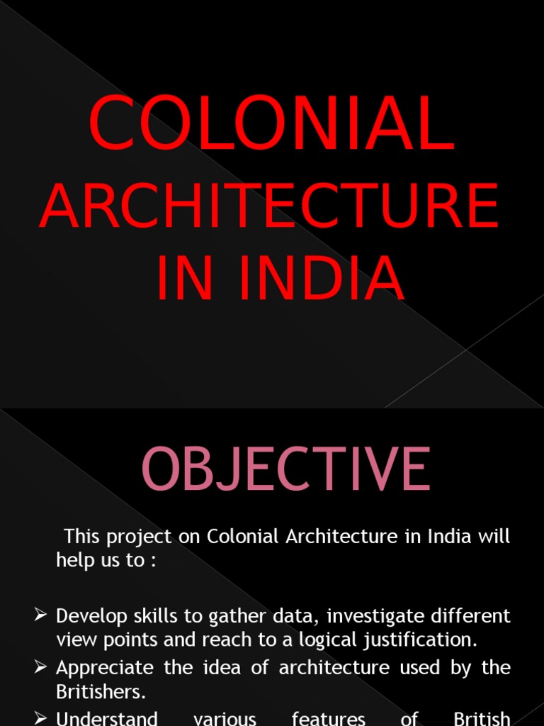 Colonial: Architecture in India | PDF