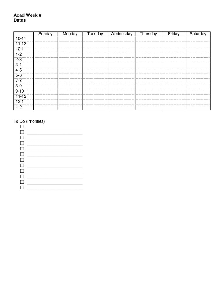 Calendar Format | PDF