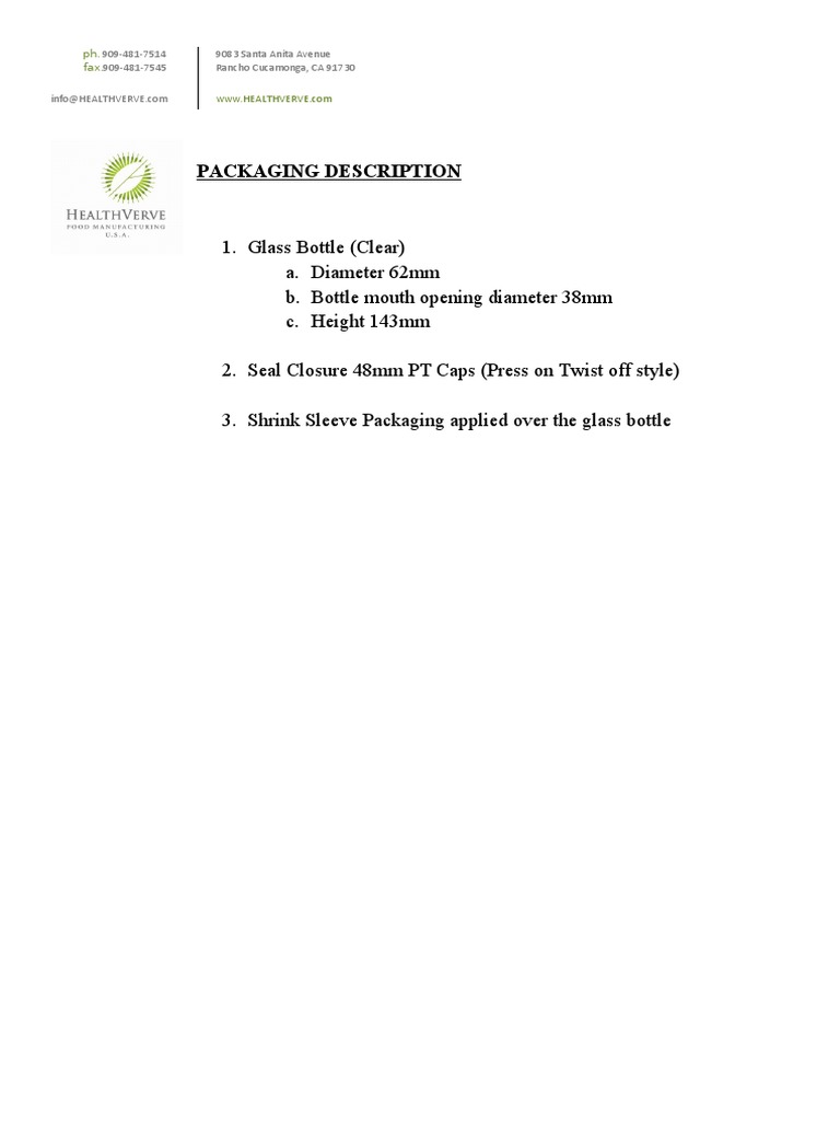 Packaging Description | PDF