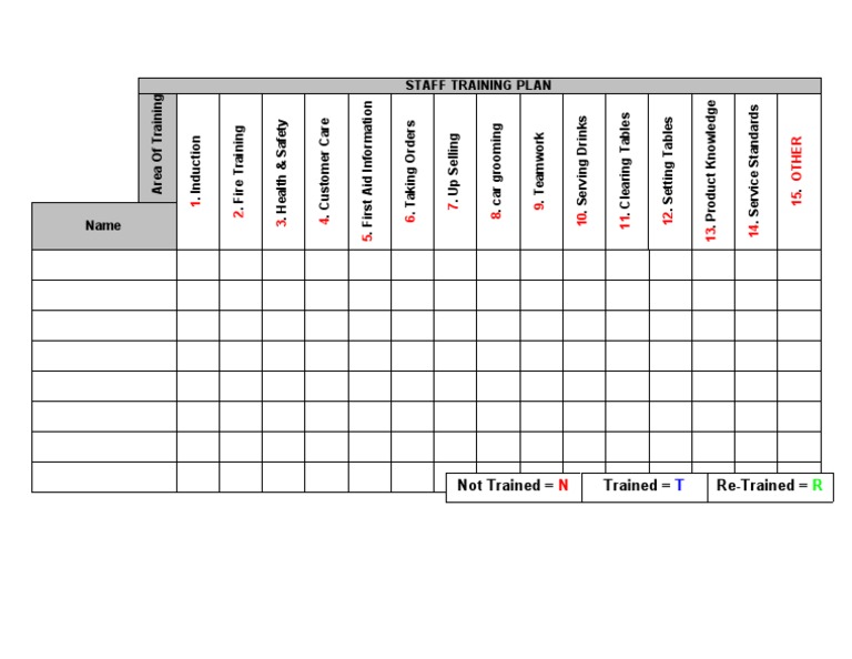 Comprehensive Staff Training Plan | PDF