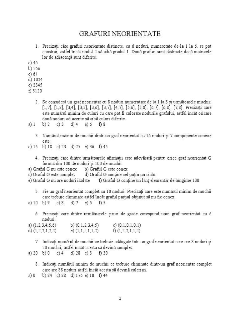 Grafuri Neorientate | PDF