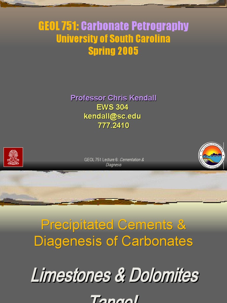 Carbonate Petrography | PDF | Sedimentology | Chemistry