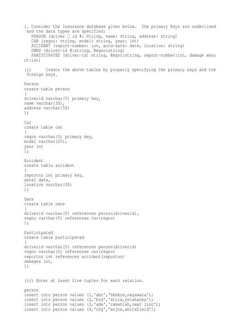 Dbms Lab | PDF | Data Model | Information Technology Management Dbms Lab | PDF | Data Model | Information Technology Management