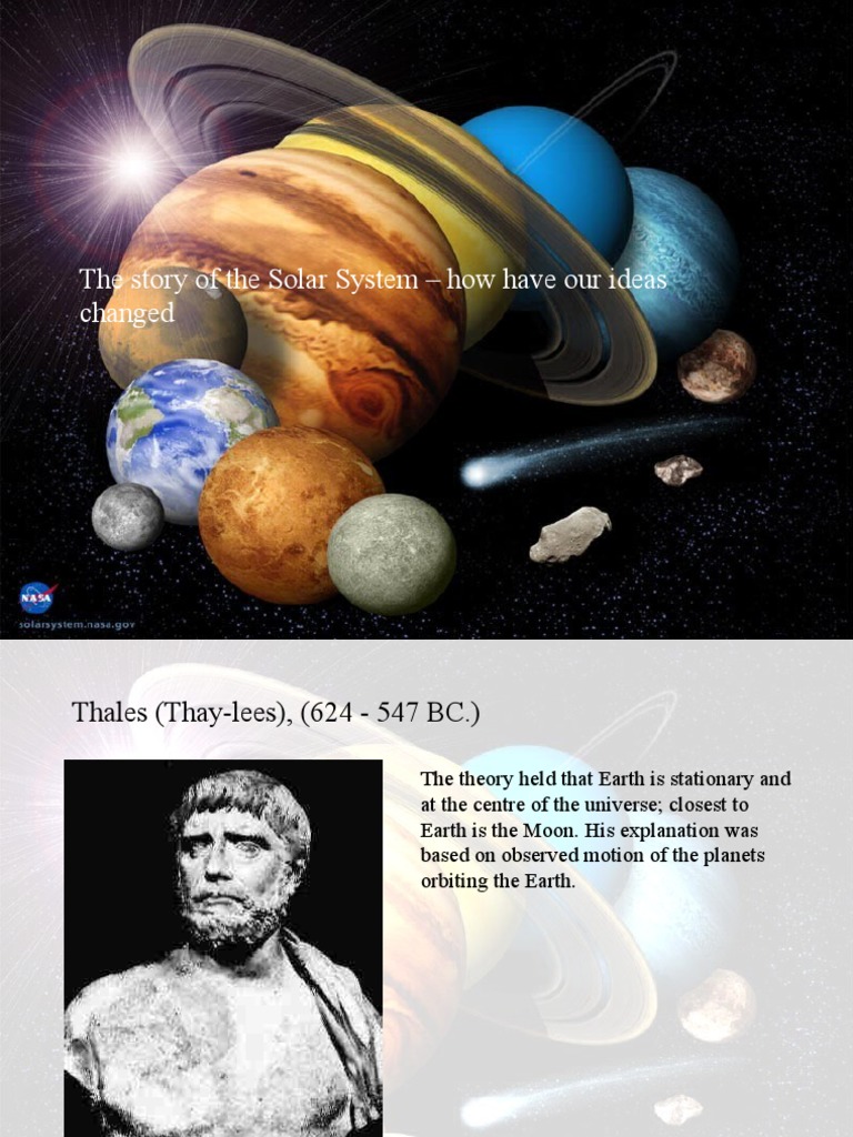 The Story of The Solar System - How Have Our Ideas Changed | PDF ...