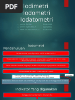 Laporan Praktikum Iodometri Dan Iodimetri Fix | PDF | Sains & Matematika