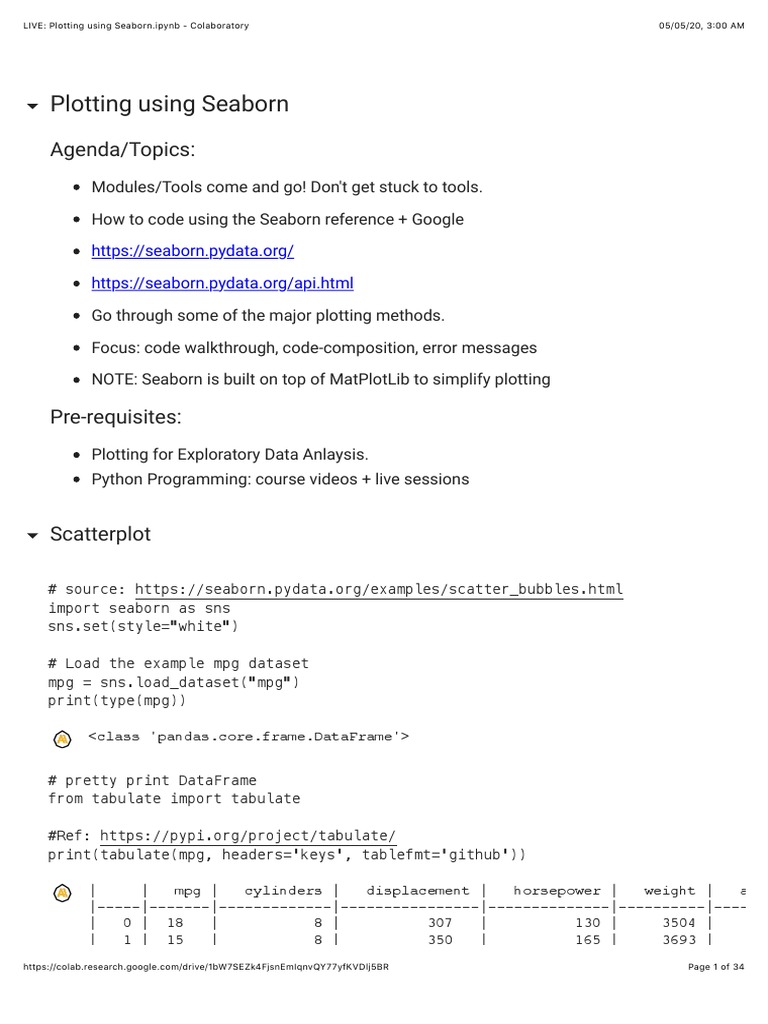 Plotting with Seaborn (40 | PDF | Information Technology | Software
