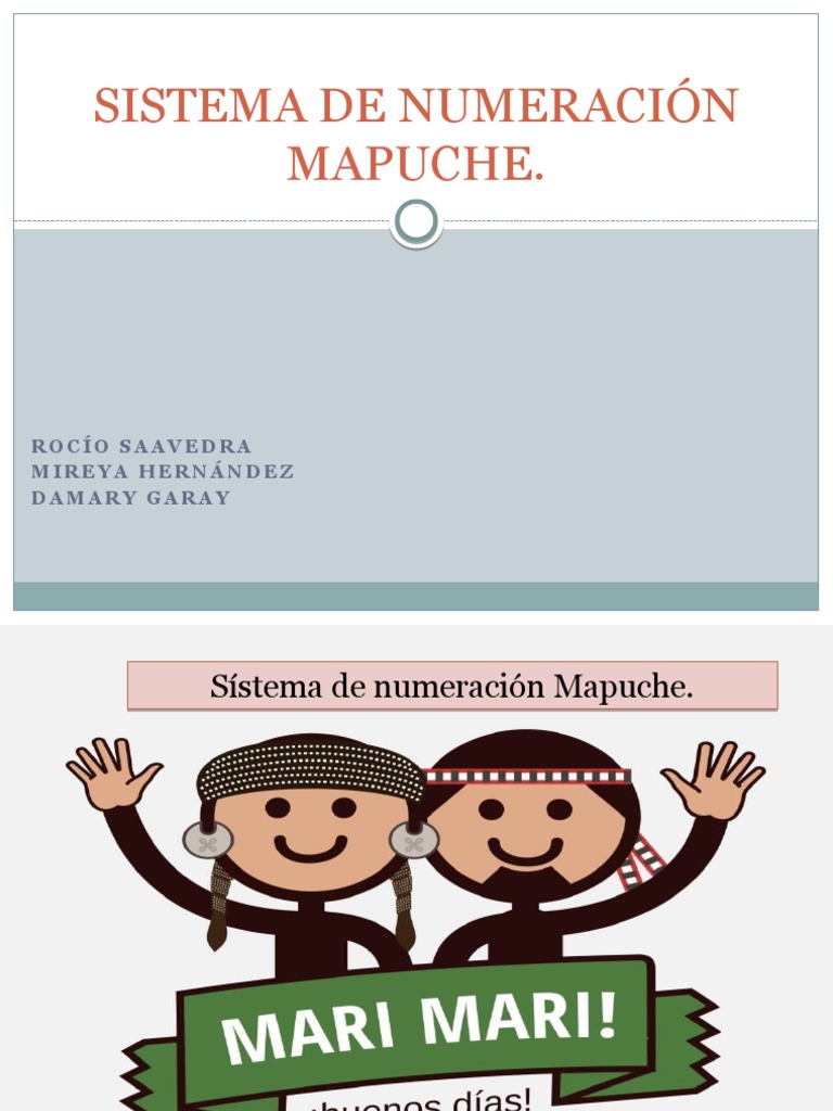 Números en Mapudungun: Sistema Decimal | PDF | Enseñanza de matemática ...