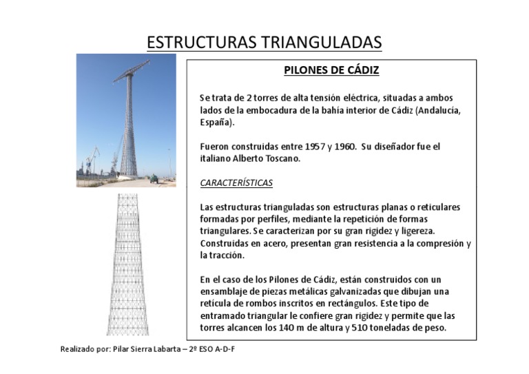 Ejemplo Estructuras Trianguladas PDF | PDF