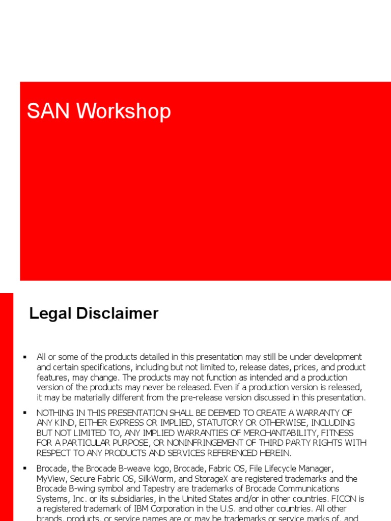 A Comprehensive Guide to SAN Design Principles and Considerations | PDF ...