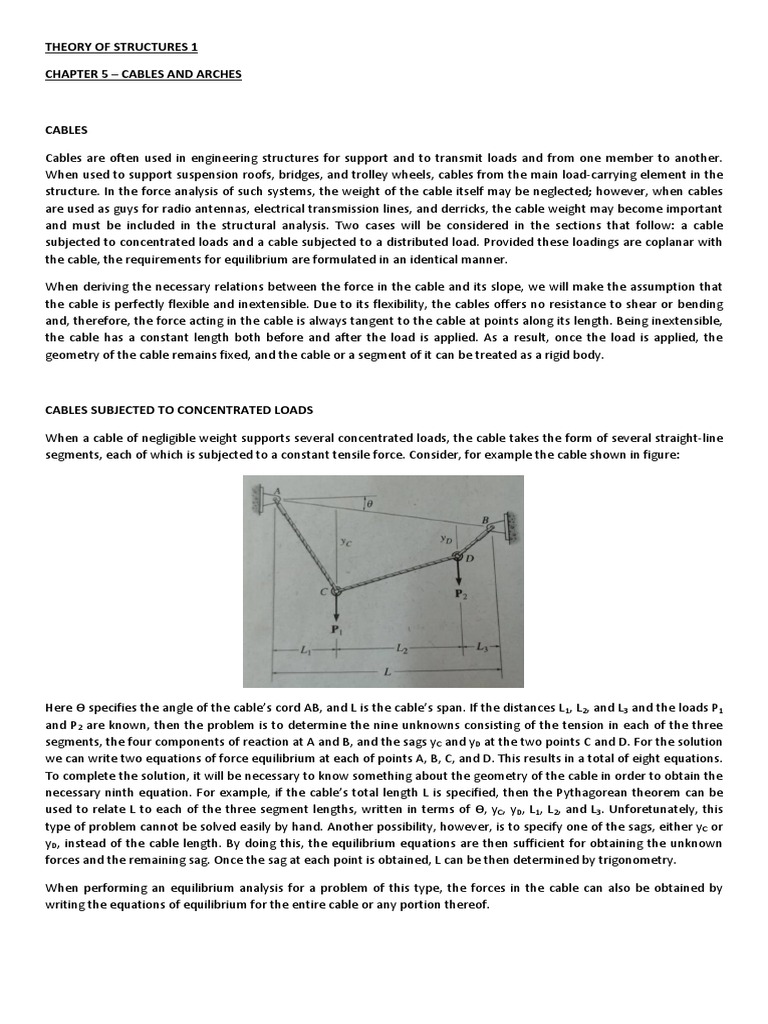 Analysis of Cable Structures Subjected to Various Loading Conditions ...